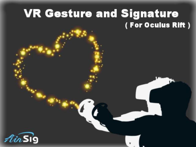 3D Motion Gesture and Signature Recognition (for Oculus Rift)