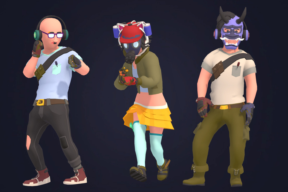 Customizable 3D Battle Royale Characters Pack Vol 2