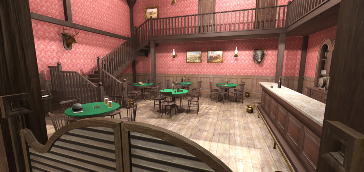 Western Saloon Interior