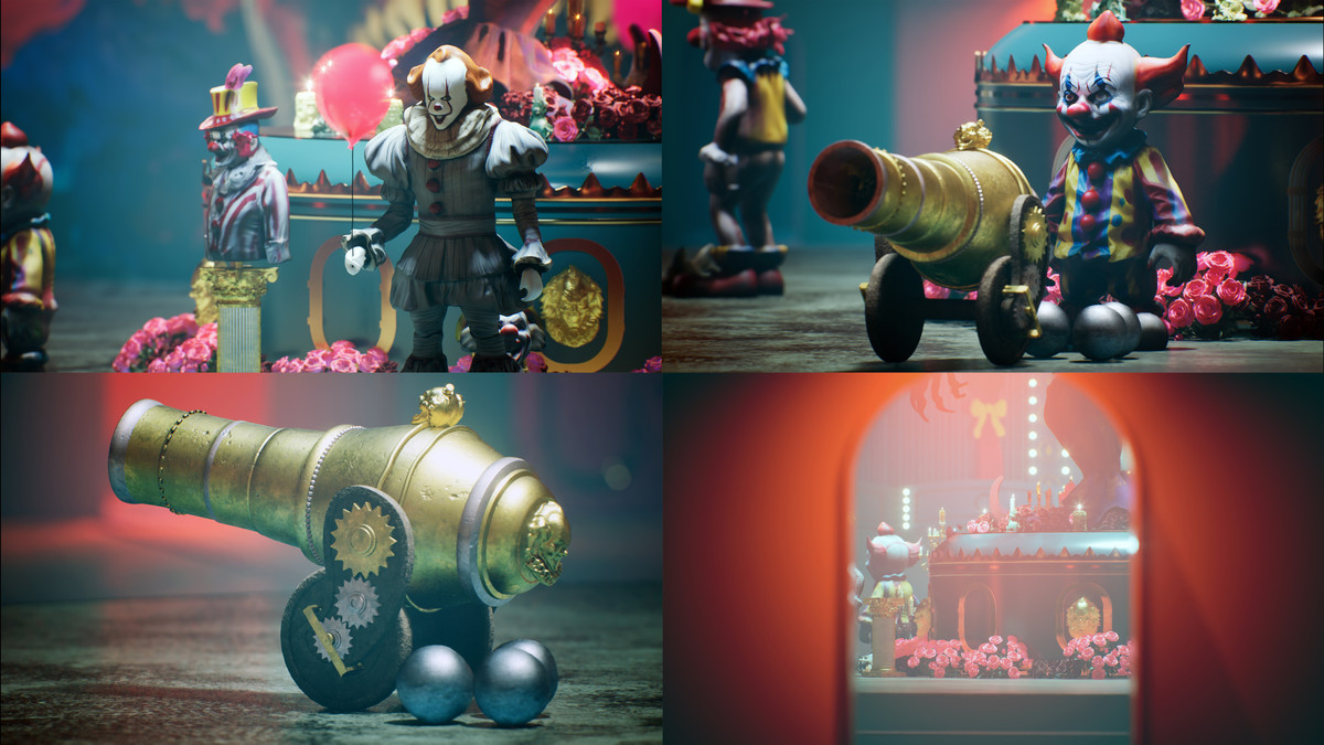 Creepy Circus Arena Modular Environment