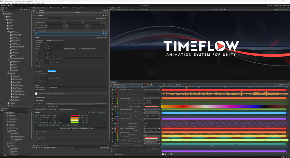 Timeflow Animation System