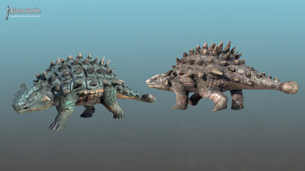Dinosaur Ankylosaurus (Full Version)