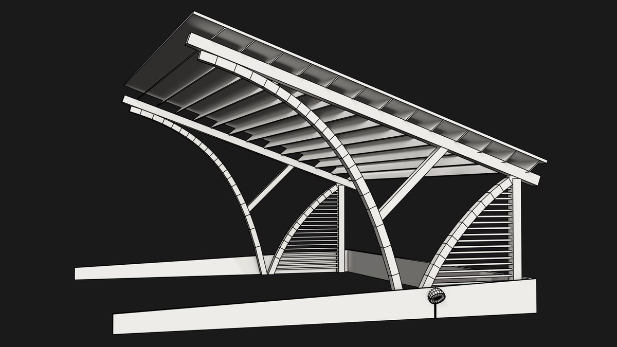 Wooden Car Parking URP HDRP Textures