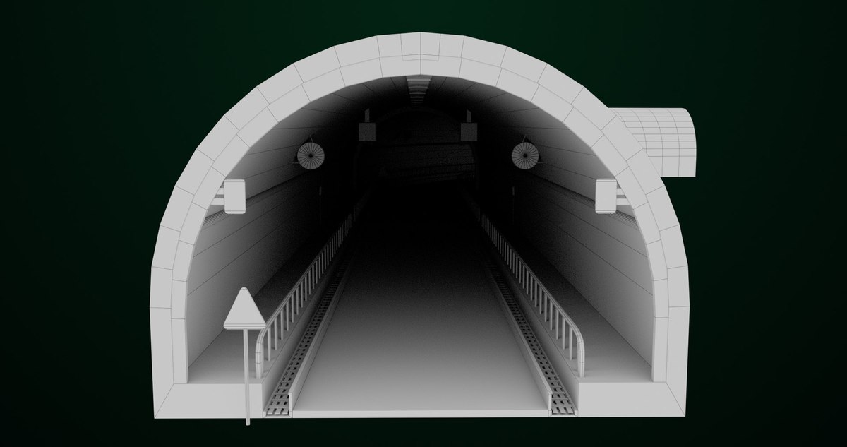 Subway Road Tunnel URP HDRP Textures