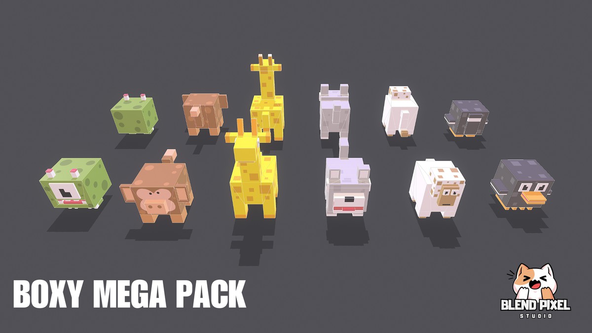 Cartoon Animal Mega Pack