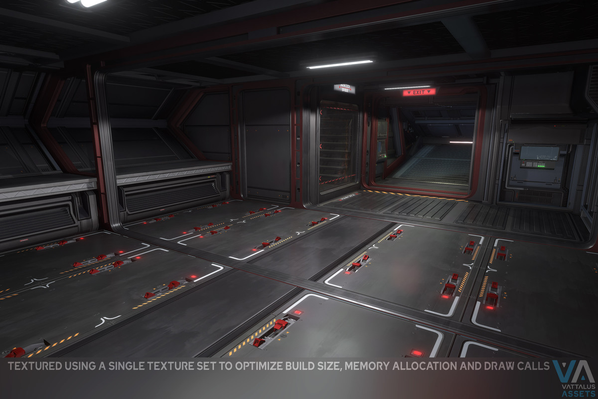 Spaceship with Full Interior: Minerva Corvette