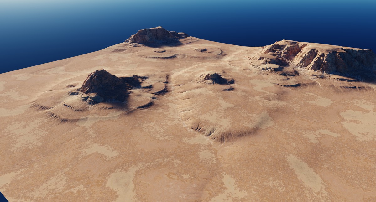 Terraced Cliffs - StampIT!