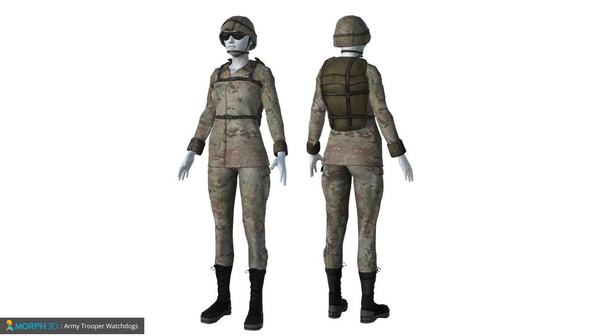 MCS Female: Army Trooper
