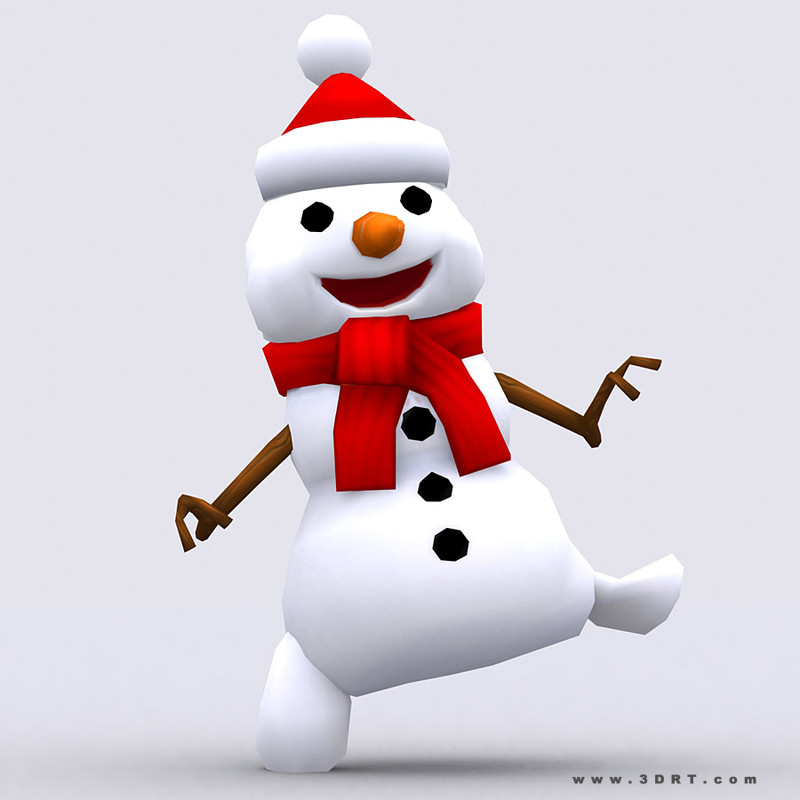 Animated Dancing Snowman