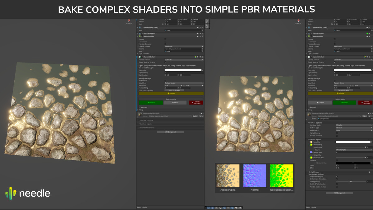 MapBaker – Bake Shader Graphs to PBR Texture Maps by needle
