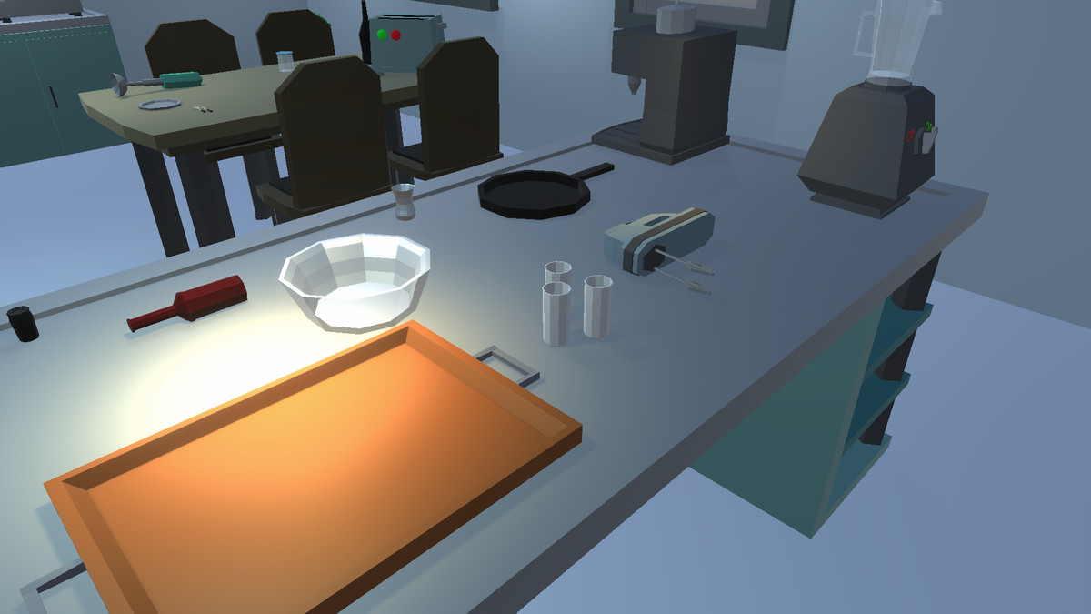 Low Poly Kitchen Assets Package