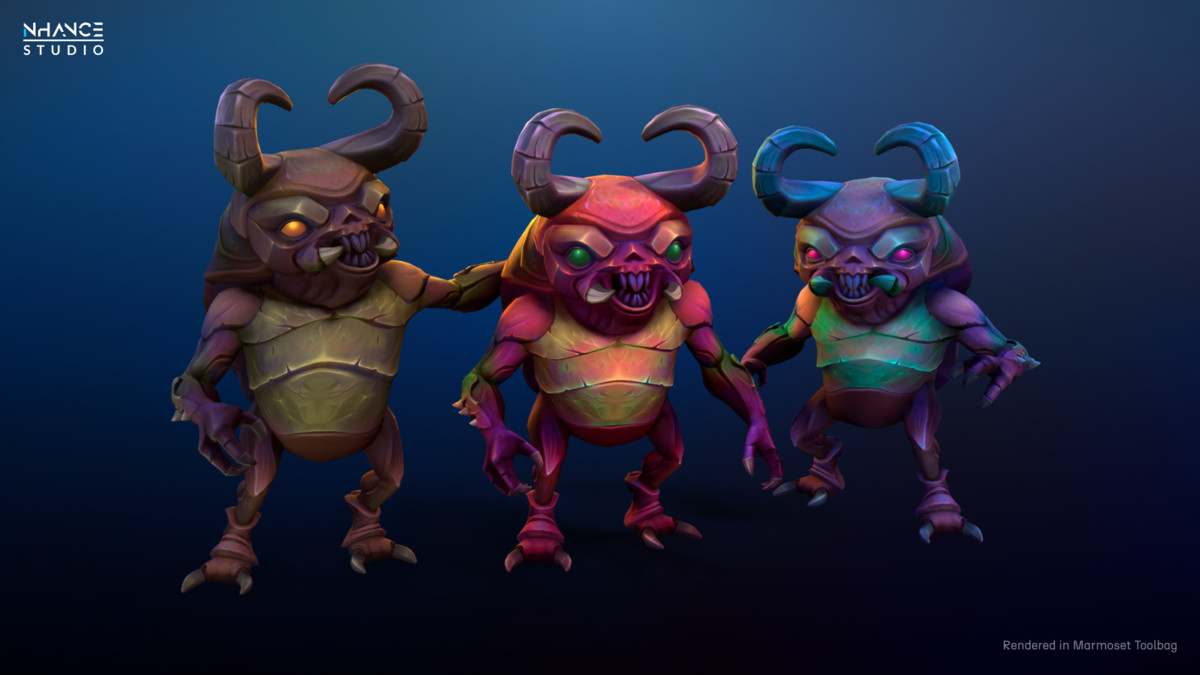Stylized Fantasy Humanoid Scarab