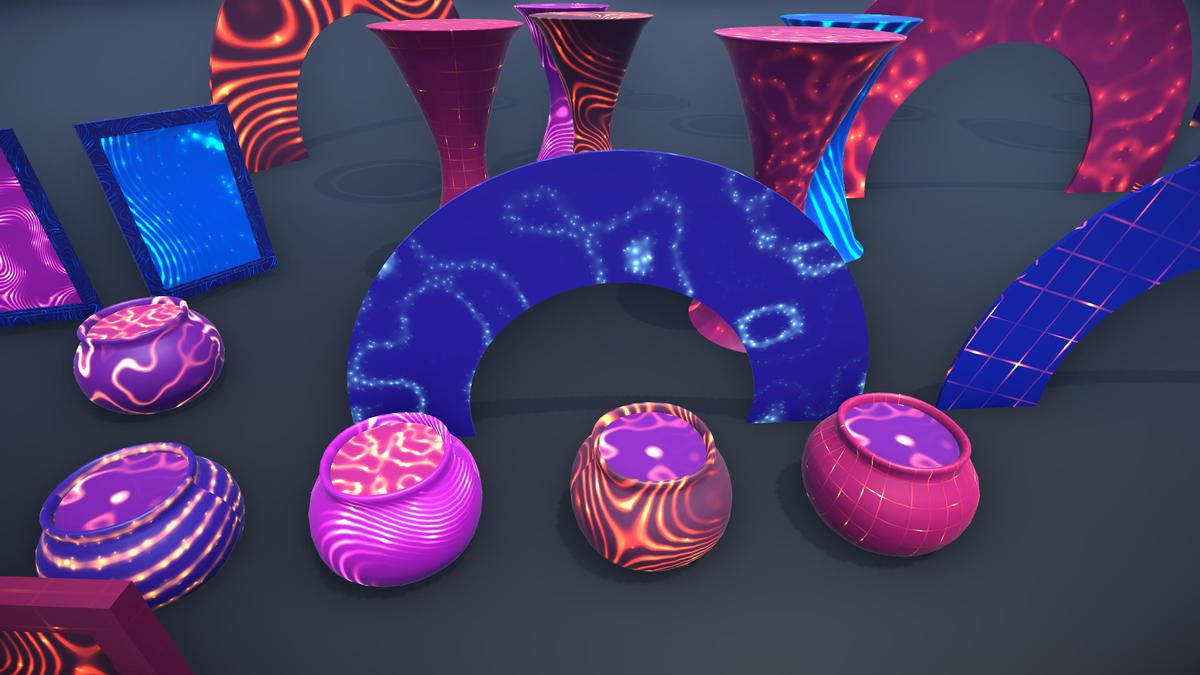 Animated Abstract Shader & Props