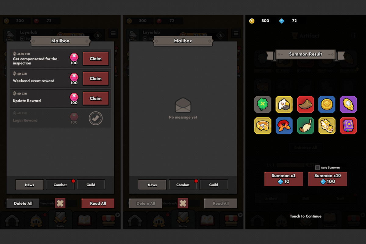 GUI Pro - Minimal Game Dark(+PSD)