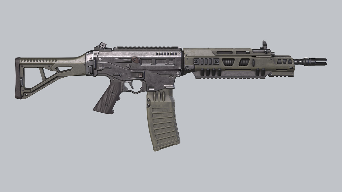 Heat 772 Assault Rifle With Hands