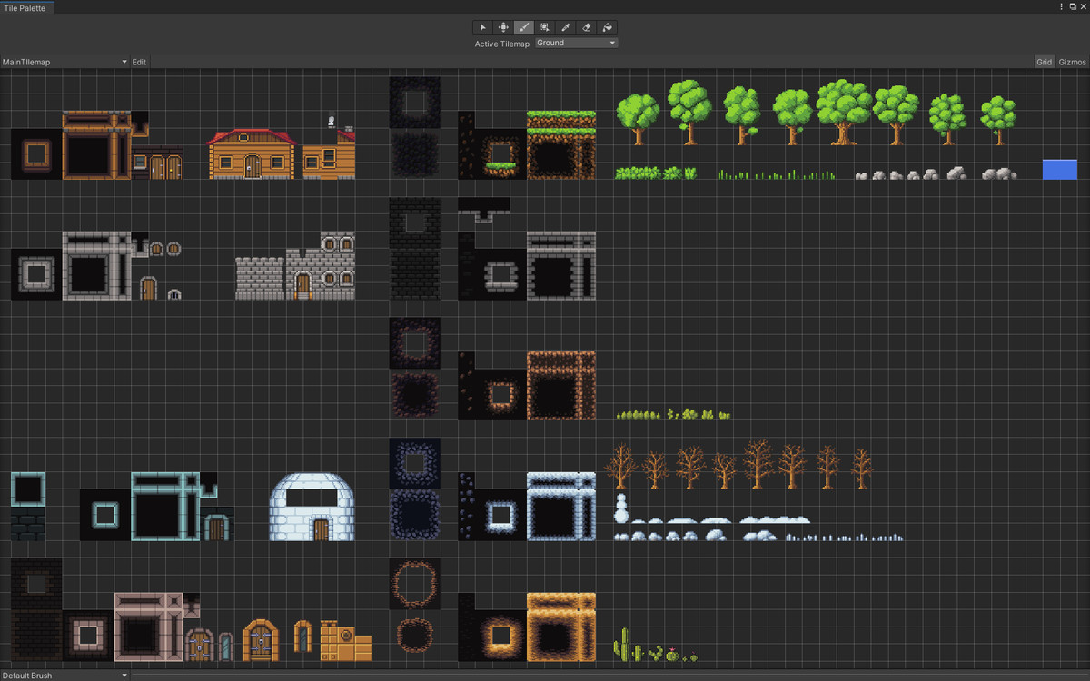 2D Pixel Platformer Tileset