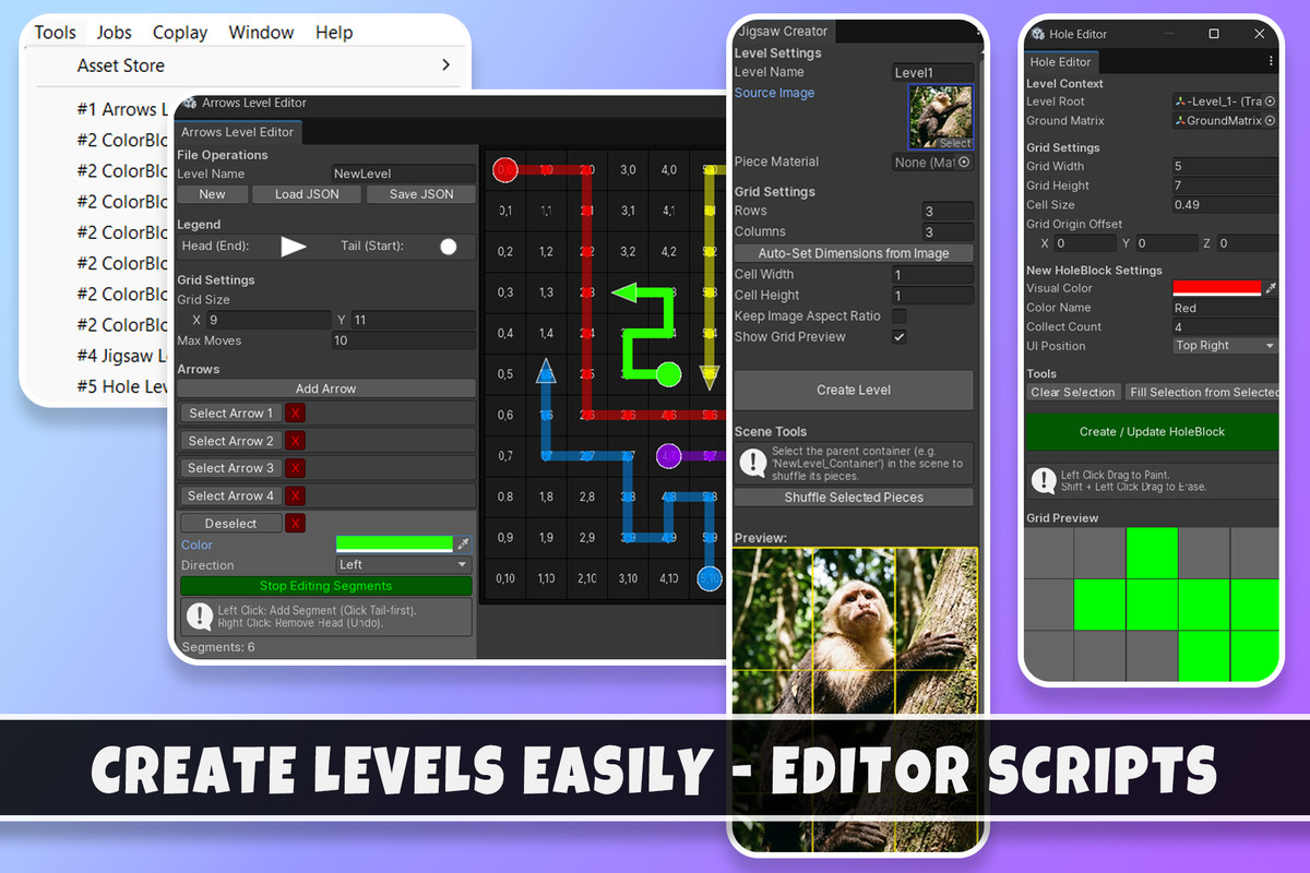 HyperCasual Game Engine - Mobile Puzzle Templates