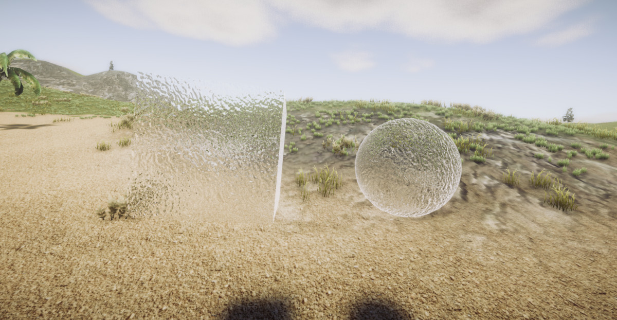 CThru - Realistic Refractive Glass URP - relfections - refraction