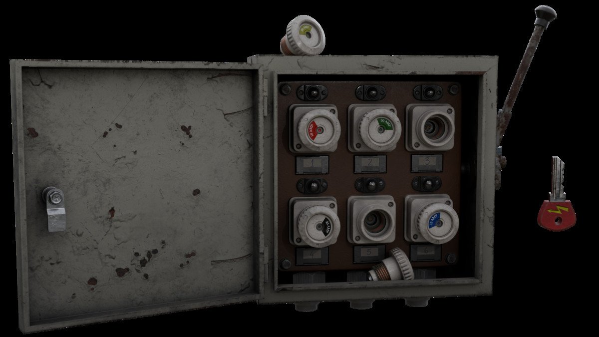 Fuse Box Prop – Game Ready