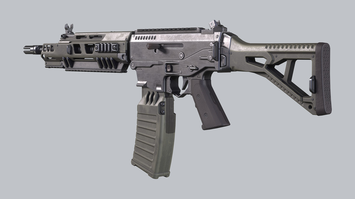 Heat 772 Assault Rifle With Hands
