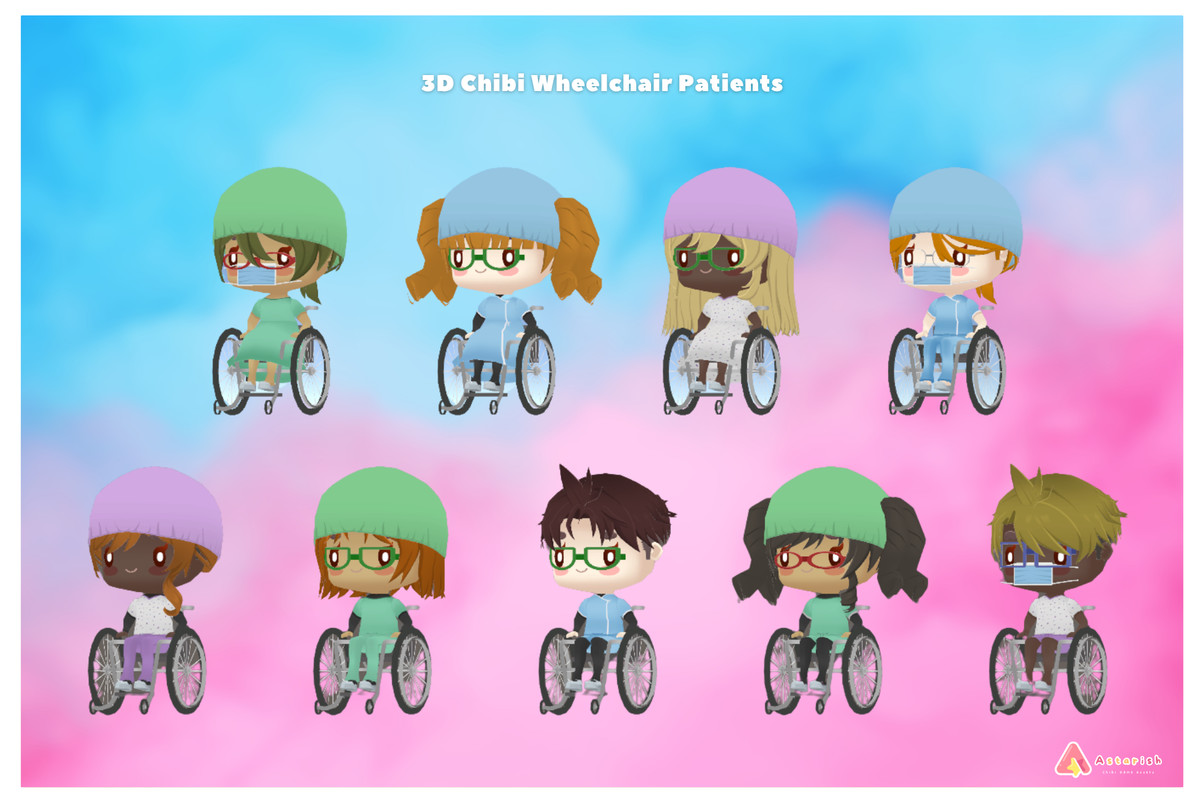 3D Chibi Medical Citizens