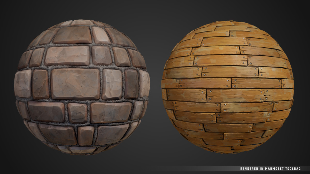 Stylized Village Materials Pack