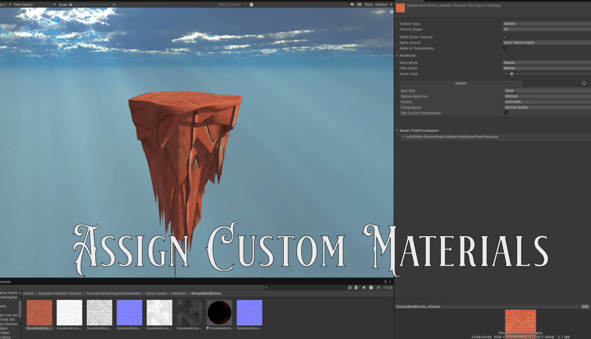 Procedural Floating Island Generator