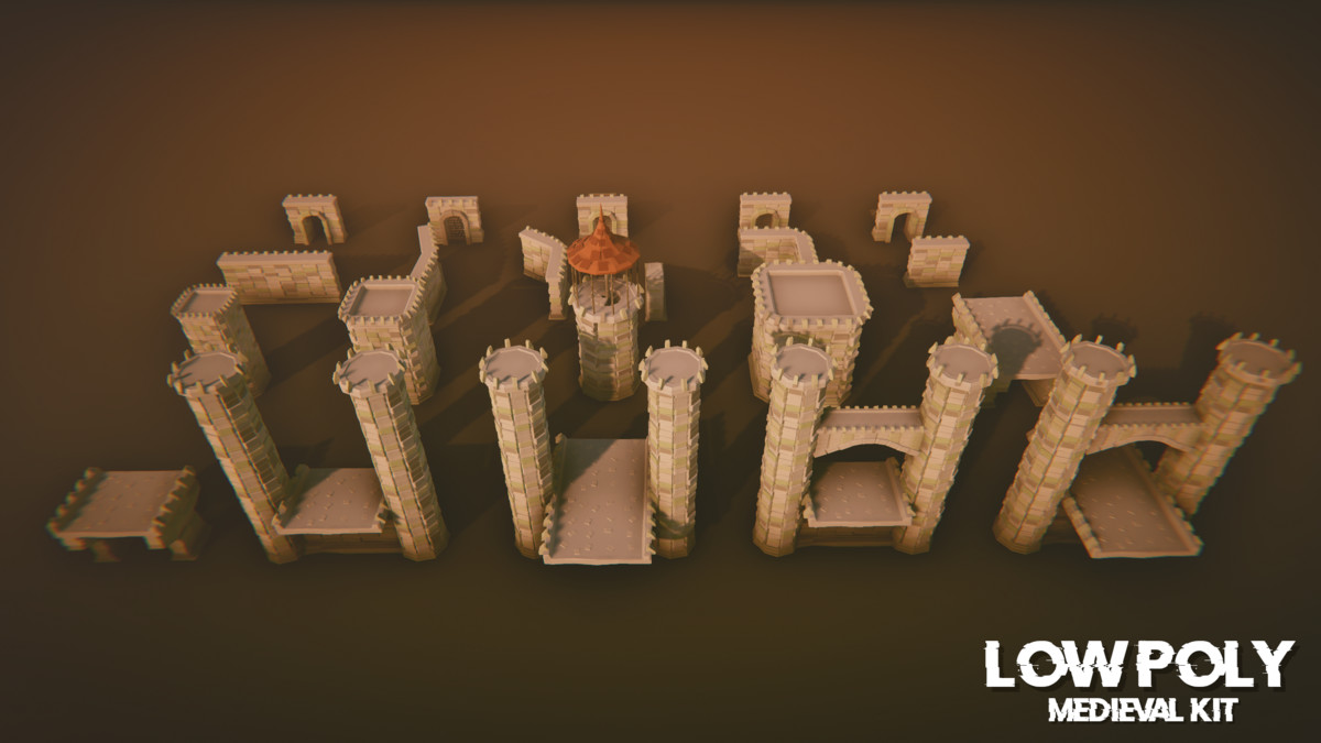 Low Poly Medieval Kit