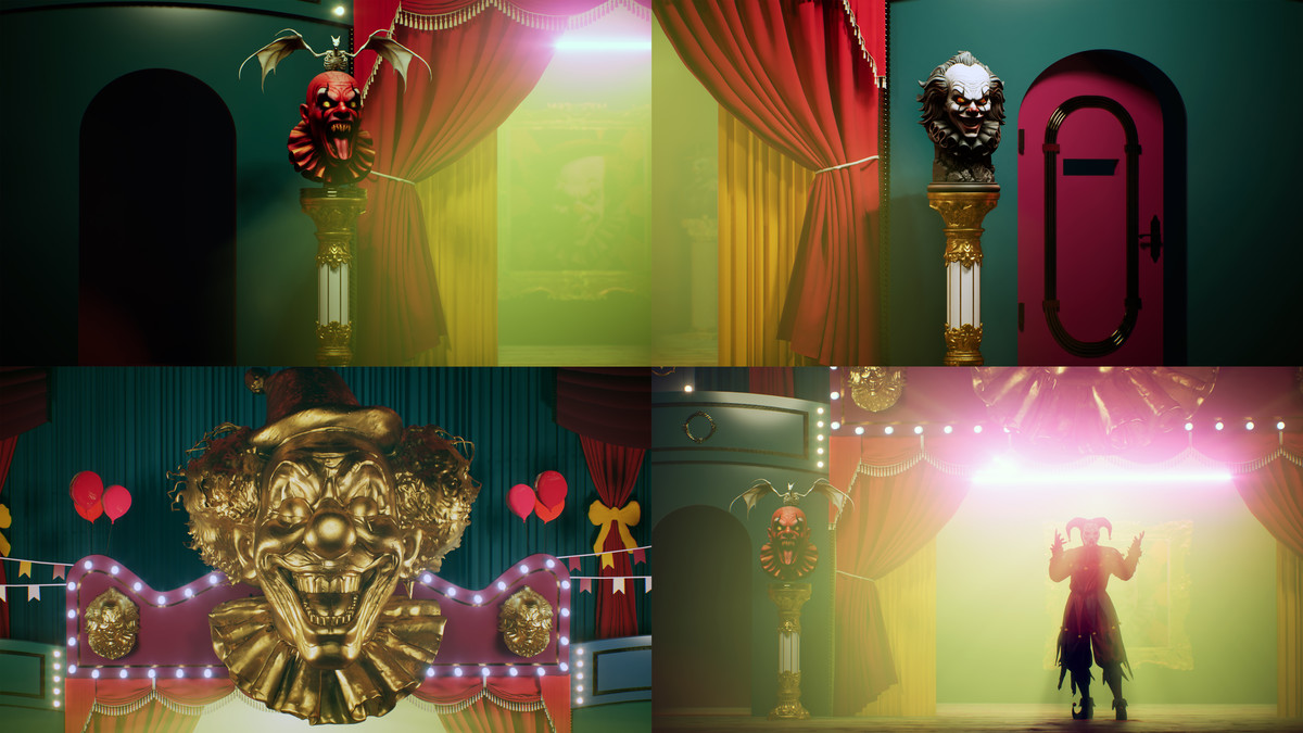 Creepy Circus Arena Modular Environment