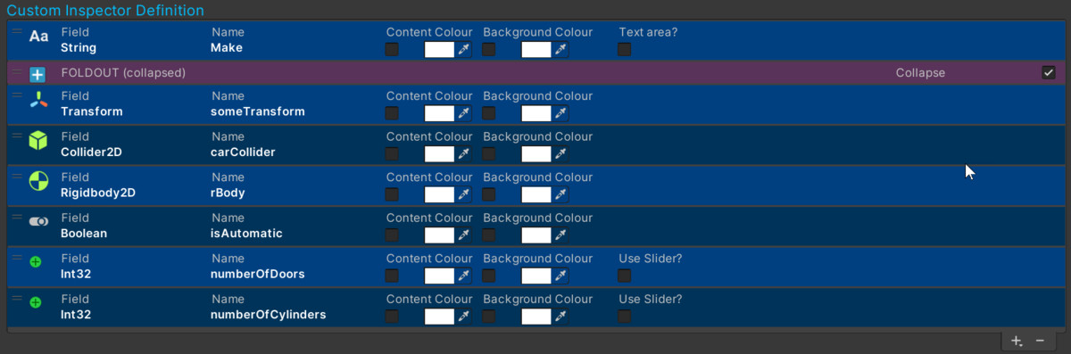Auto Custom Inspector