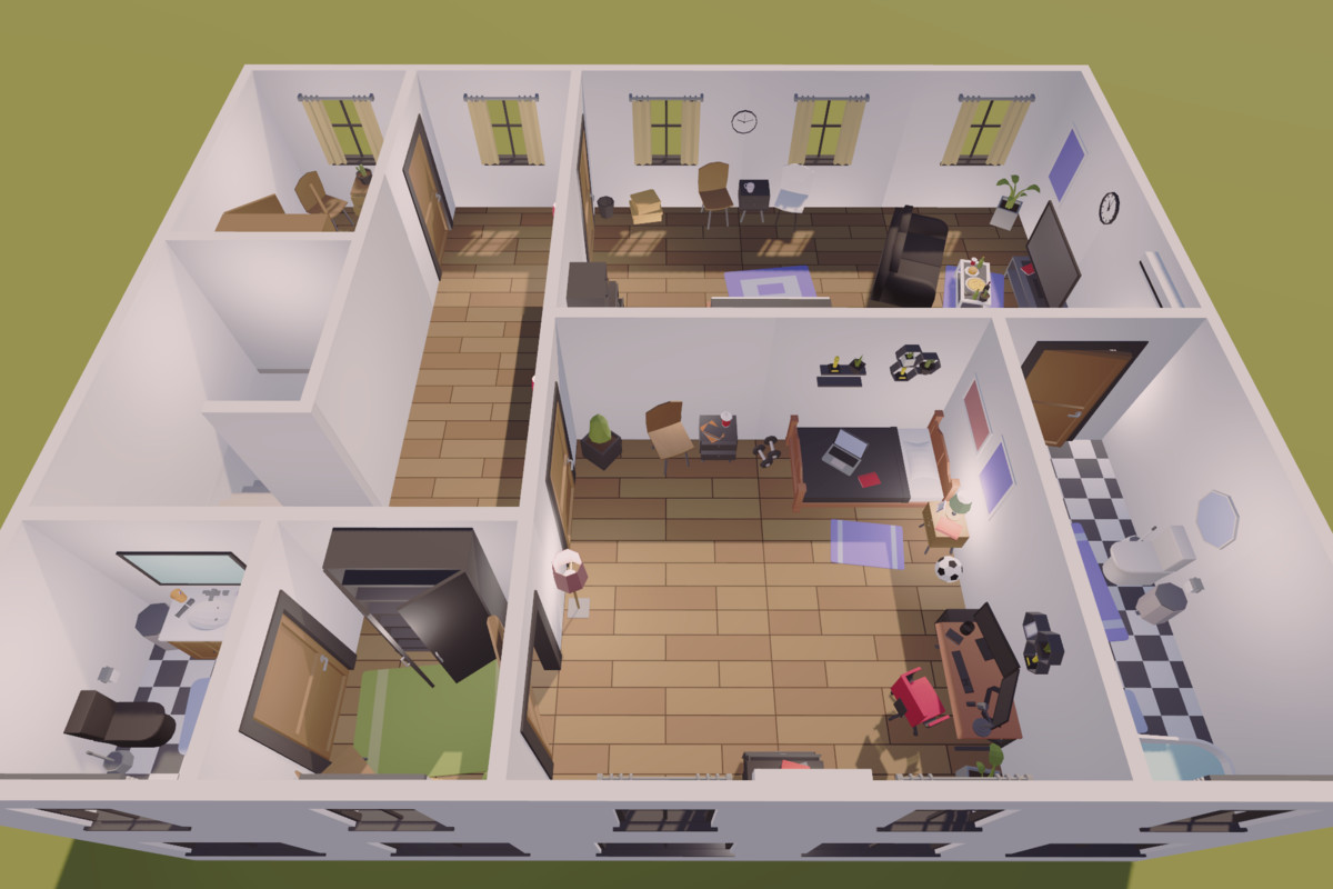 Ultimate Characters Bundle + Low Poly House Interior