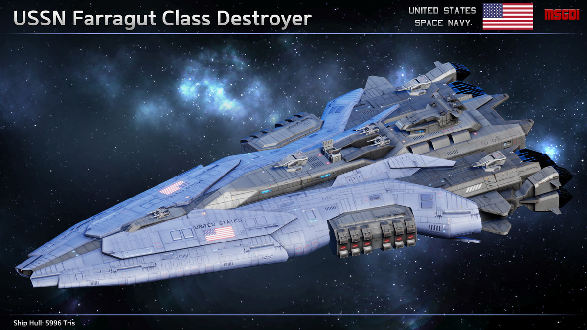USSN Farragut Class Destroyer
