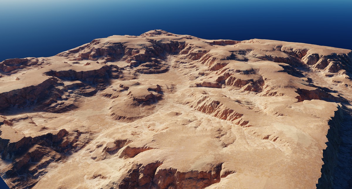 Terraced Cliffs - StampIT!