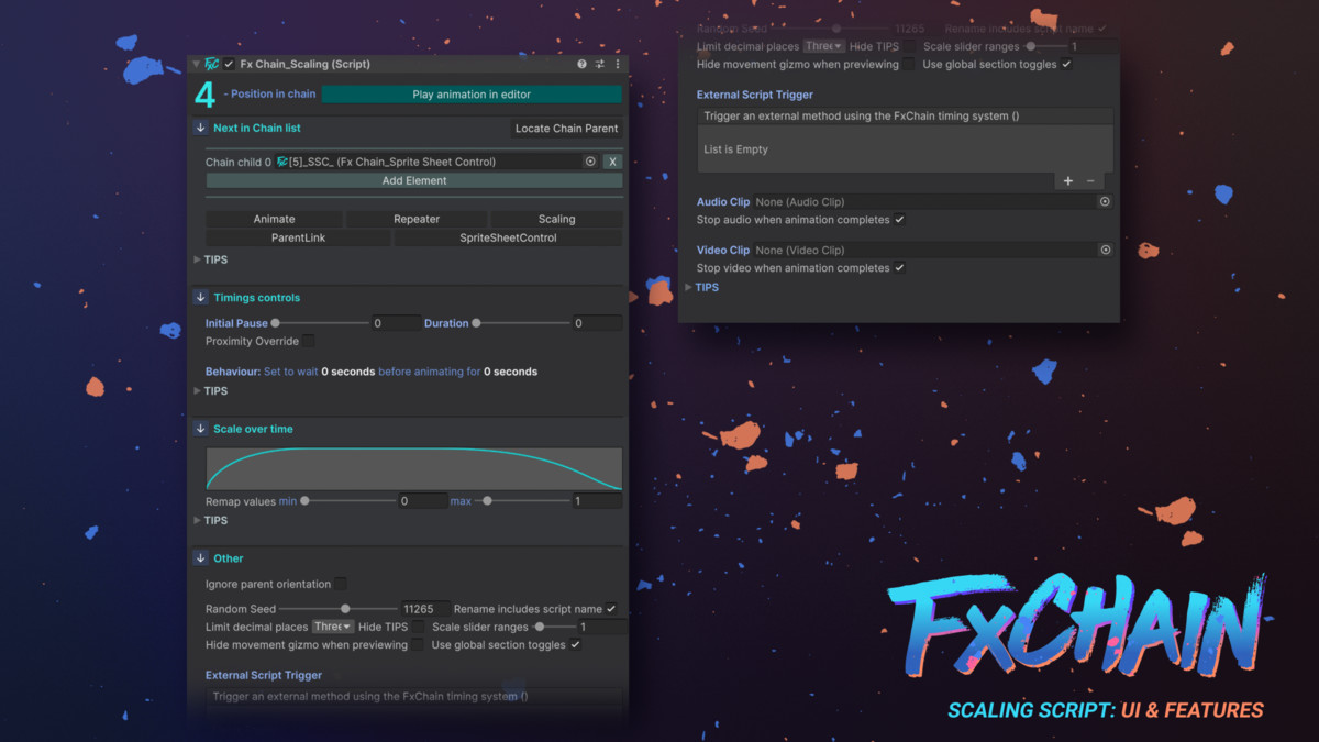 FxChain: Procedural Animation Sequencing for Unity