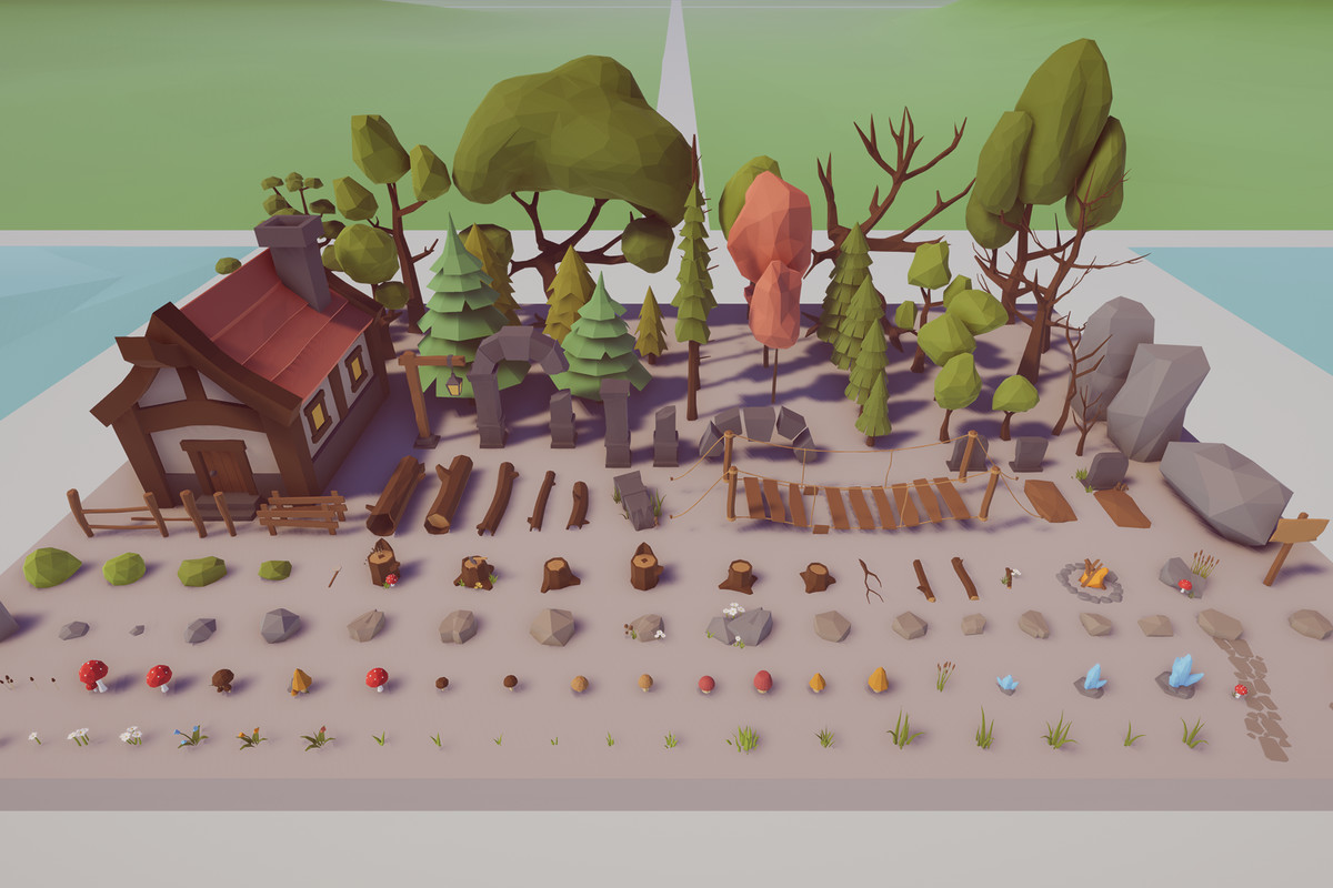 Low-Poly Nature Pack