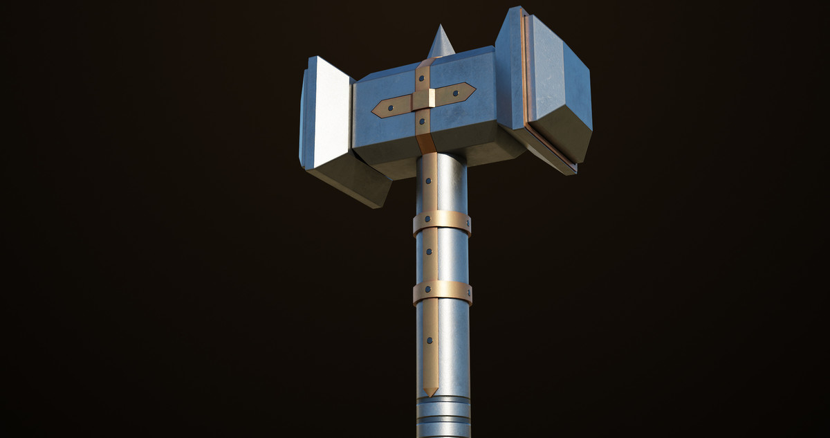 Battle Hammer 11 URP HDRP Textures