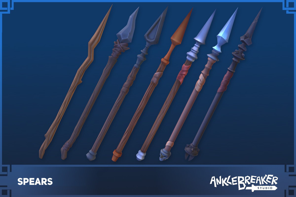 Stylized Melee Weapons & Shields | MEGAPACK#1