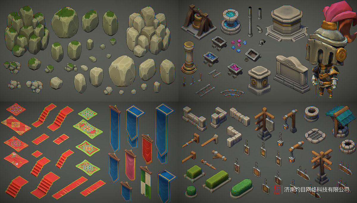 Z ! Voxel Assets - Imperial City