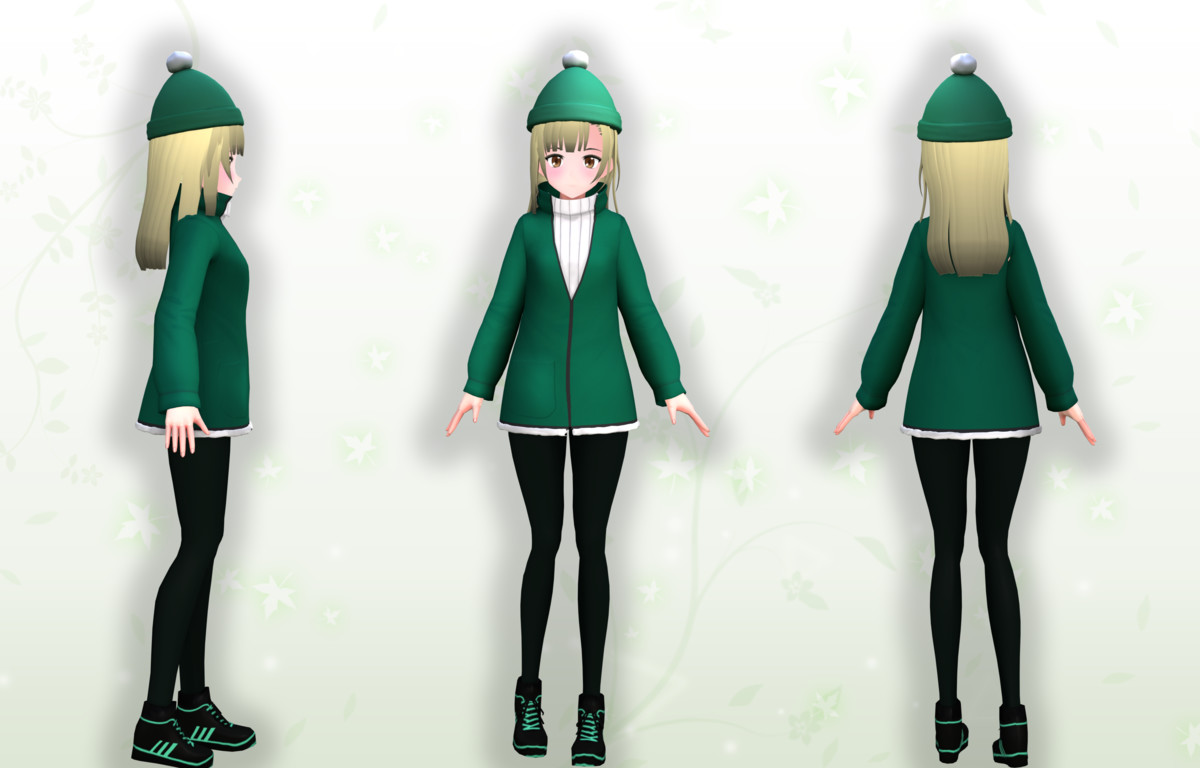 Yui V2: Anime-Style Character For Games And VRChat - AssetsDeals.pro