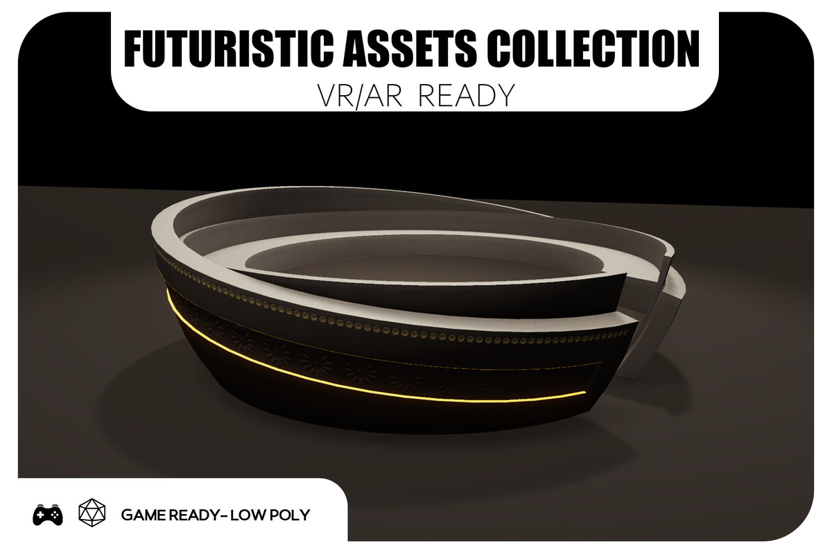 Futuristic Assets Collection (The Pearl) – VR/AR Ready