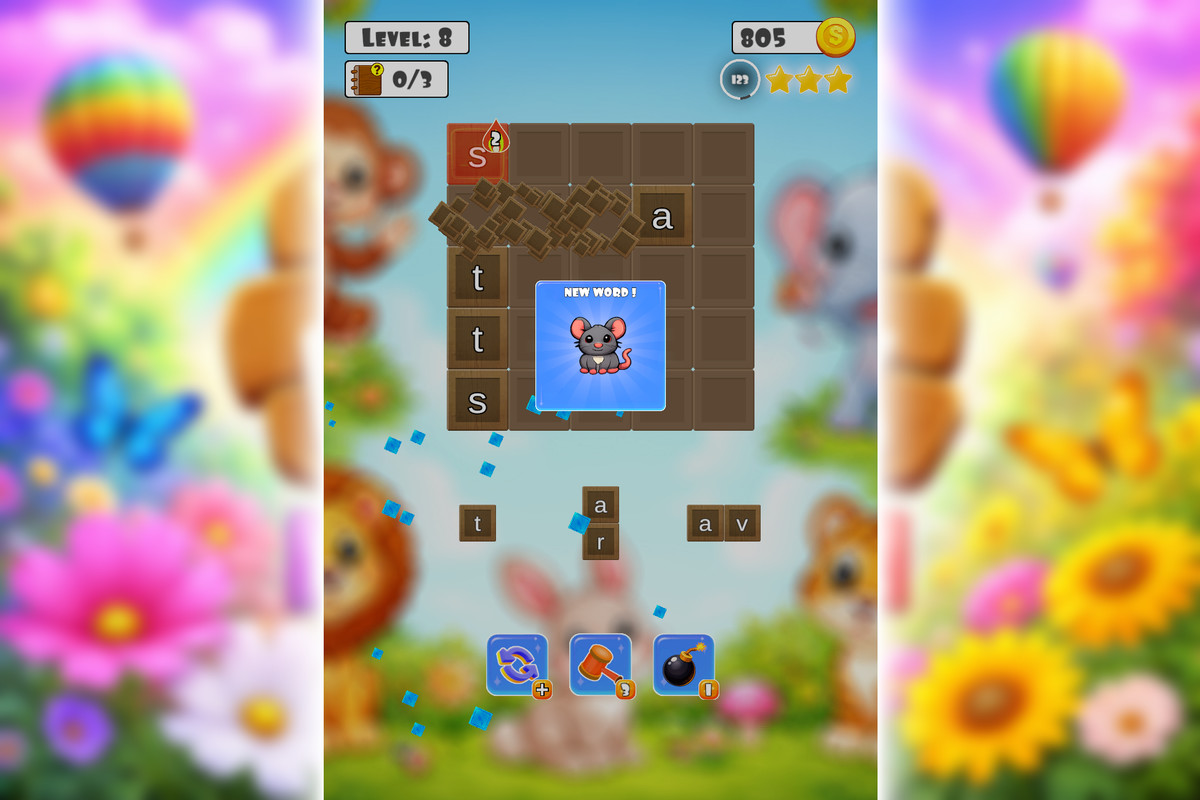 Word Block Puzzle - Complete Mobile Game Template