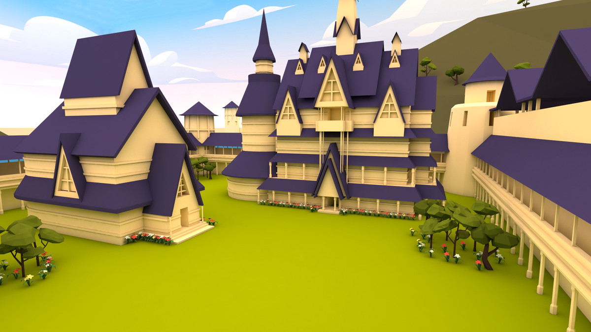 Low Poly Frozen Environment