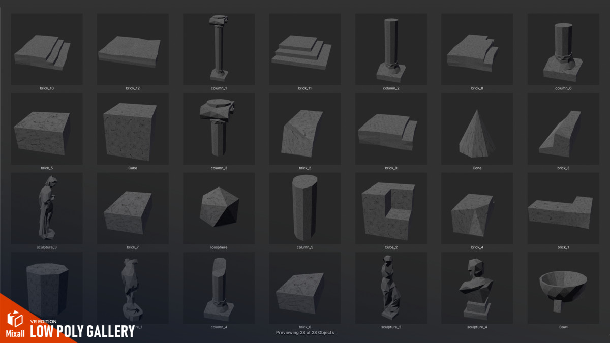 Low Poly Gallery - VR edition