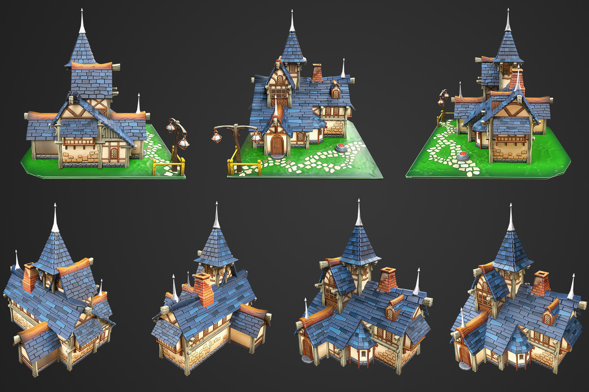 Stylized Fantasy Buildings