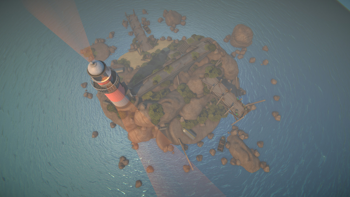 Realistic Beachfront Lighthouse Asset Package