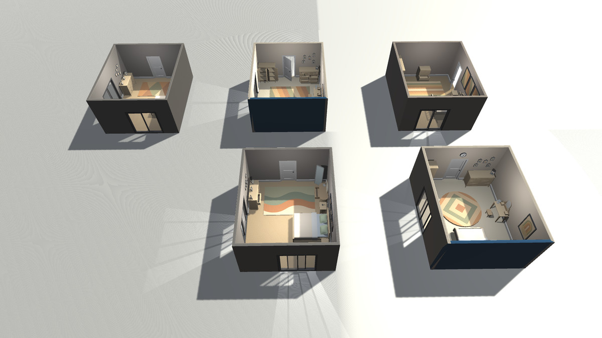 Low Poly MEGA Bedroom Pack