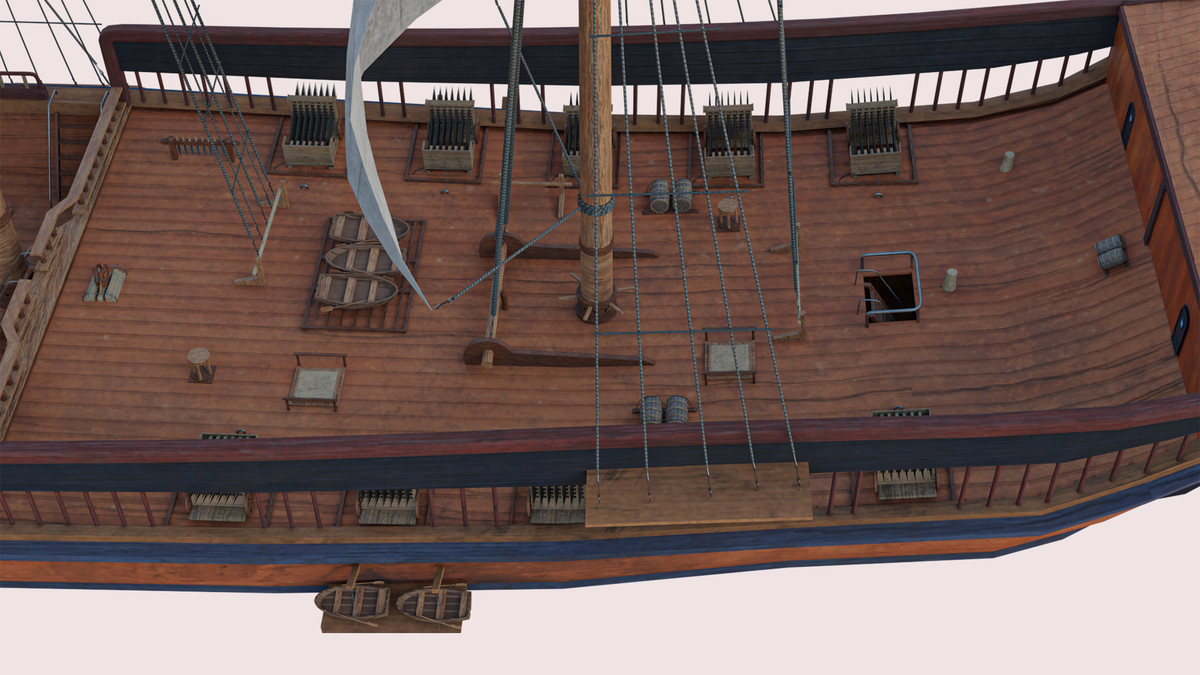 Columbia Ship with URP & HDRP Textures