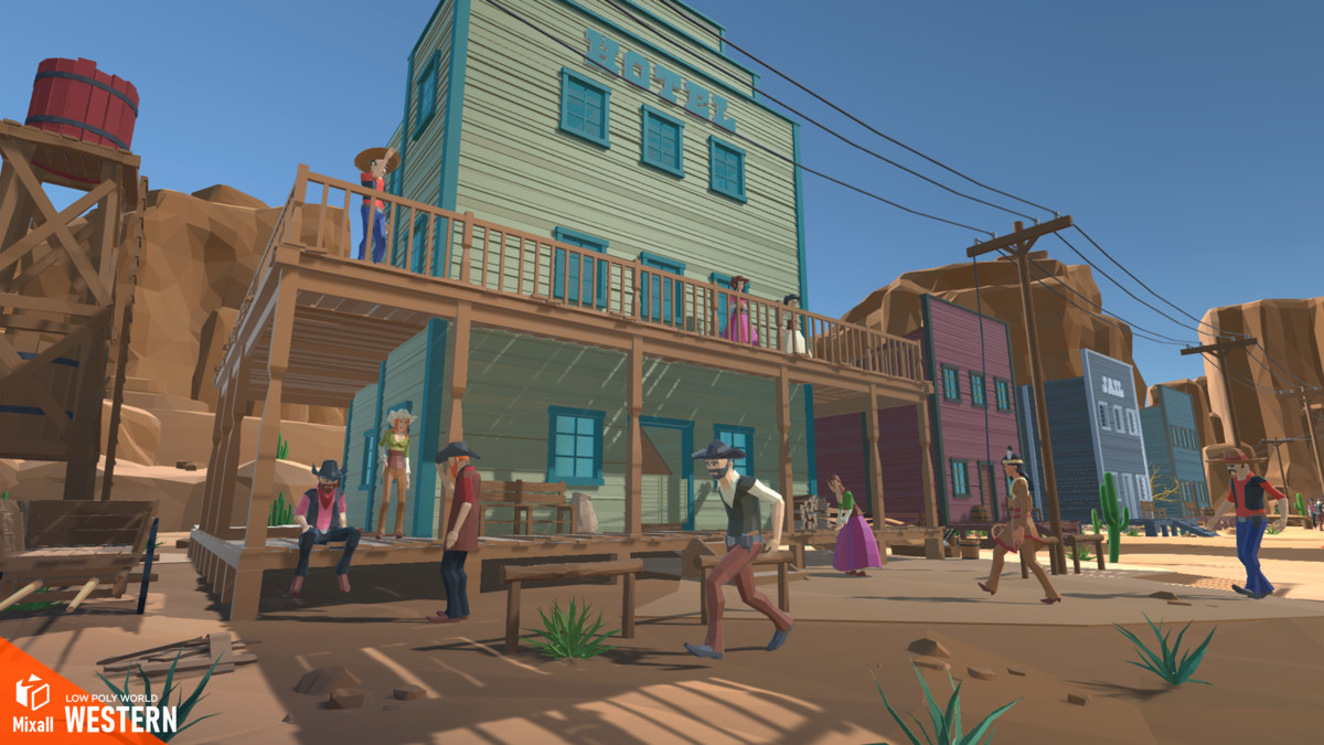 LOW POLY WORLD - WESTERN