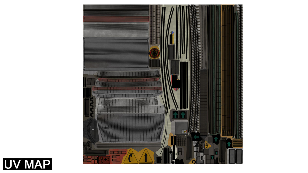 Subway Road Tunnel URP HDRP Textures
