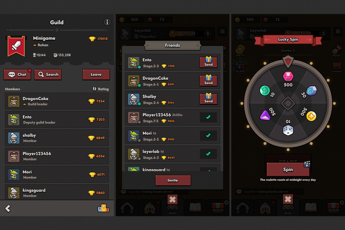 GUI Pro - Minimal Game Dark(+PSD)